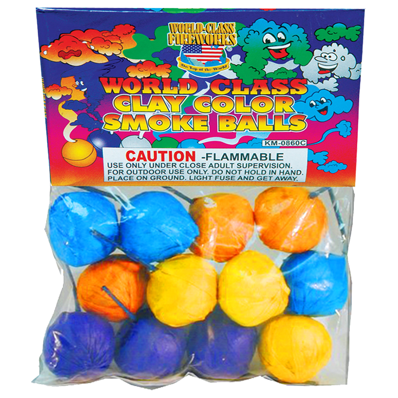 Color Smoke Balls (72 pcs) | Confetti Sky